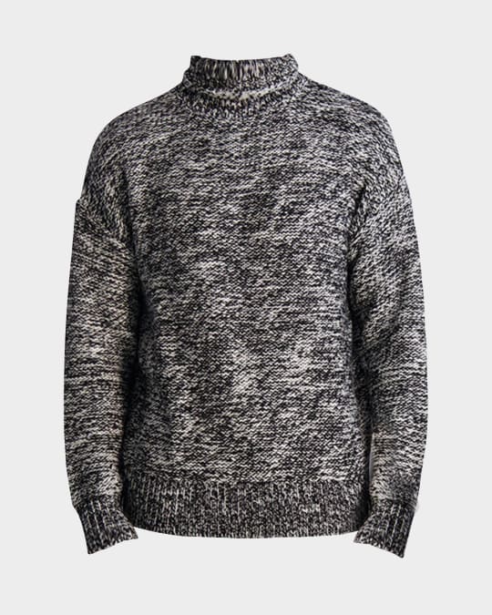 Karl Lagerfeld Paris White Label Men's Oversized Marled Sweater ...