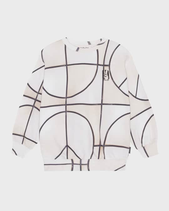 Molo Boy's Monti Basketball Sweatshirt, Size 8-12 | Neiman Marcus