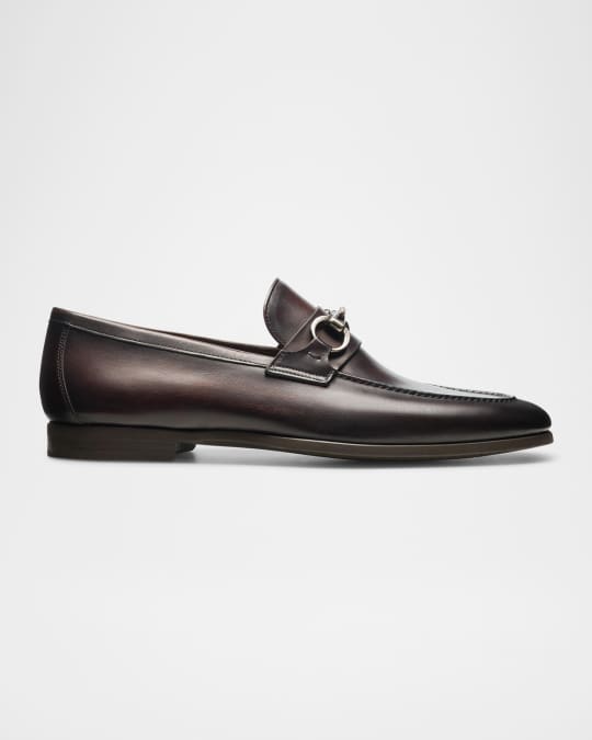 Magnanni Men's Diago II Leather Bit Loafers | Neiman Marcus