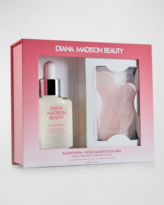 Diana Madison Beauty Glowtopia and Gua Sha Gift Set | Neiman Marcus