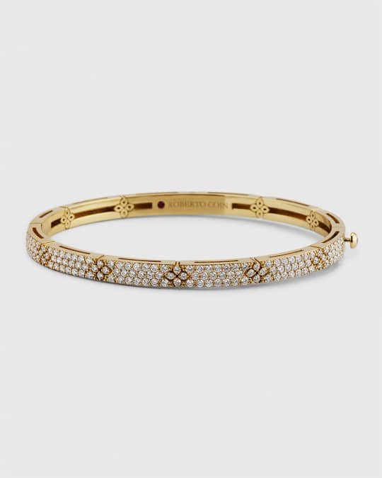 Roberto Coin 18K Love in Verona All Diamond Bangle | Neiman Marcus