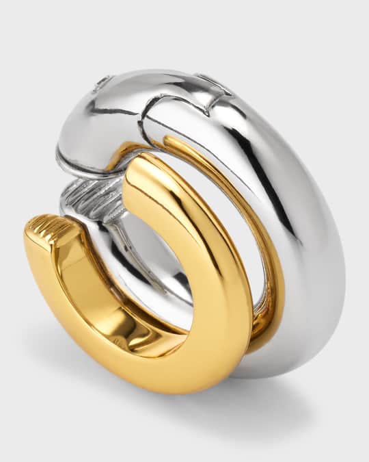DEMARSON Vida Two-Tone Ear Cuff, Single | Neiman Marcus