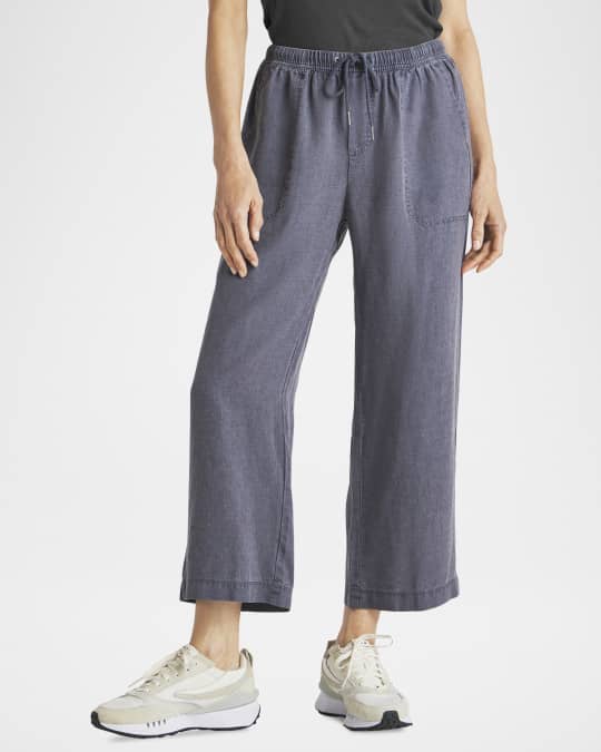 Splendid Angie Cropped Wide-Leg Pants | Neiman Marcus