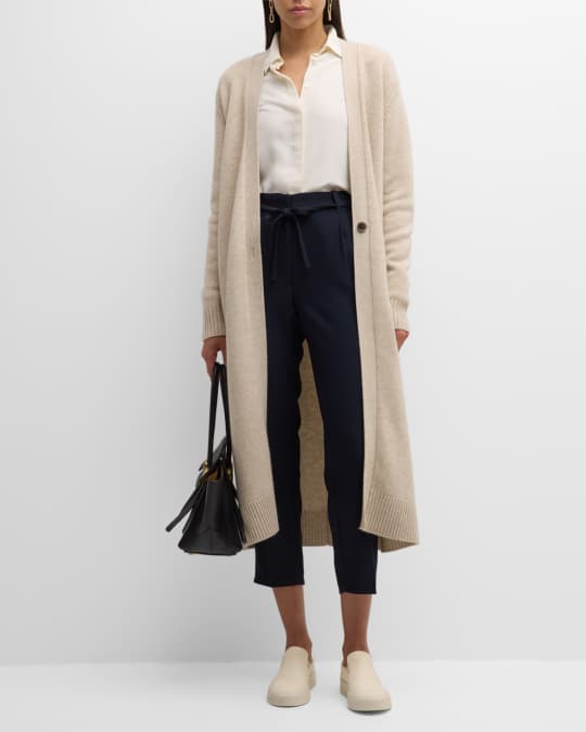 Brochu Walker Haim V-Neck Knit Wool-Cashmere Duster Cardigan | Neiman ...