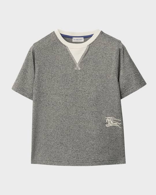 Burberry Boy's Cedar EKD Short-Sleeve T-Shirt, Size 3-14 | Neiman Marcus