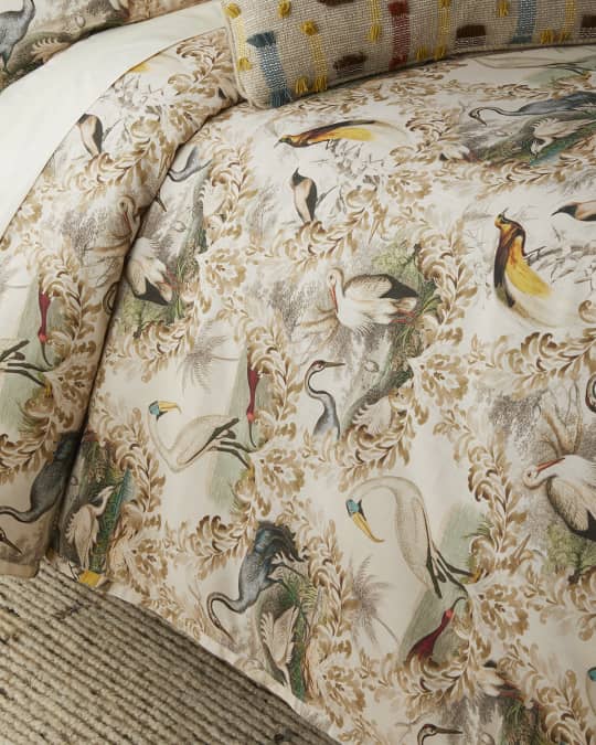 25 Mackenzie Lane Low Country Birds Duvet Cover , QUEEN | Neiman Marcus