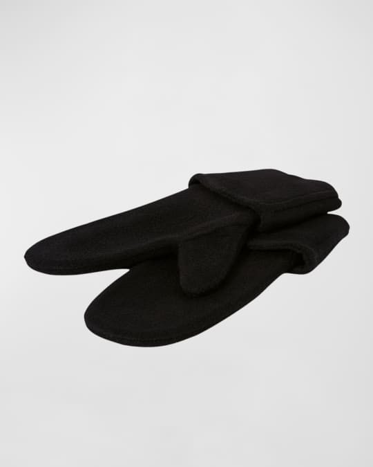 Toteme Doublé Wool & Cashmere Mittens | Neiman Marcus