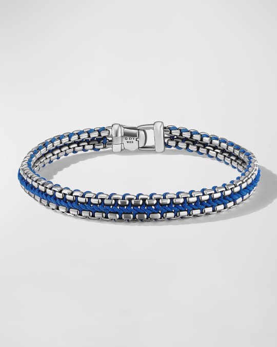 David Yurman Men's Woven Box Chain Bracelet, 10mm | Neiman Marcus