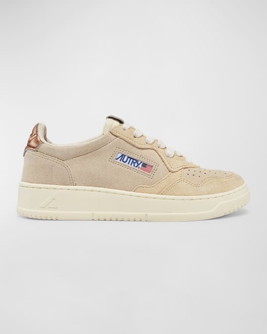 AUTRY Medalist Suede Low-Top Sneakers | Neiman Marcus