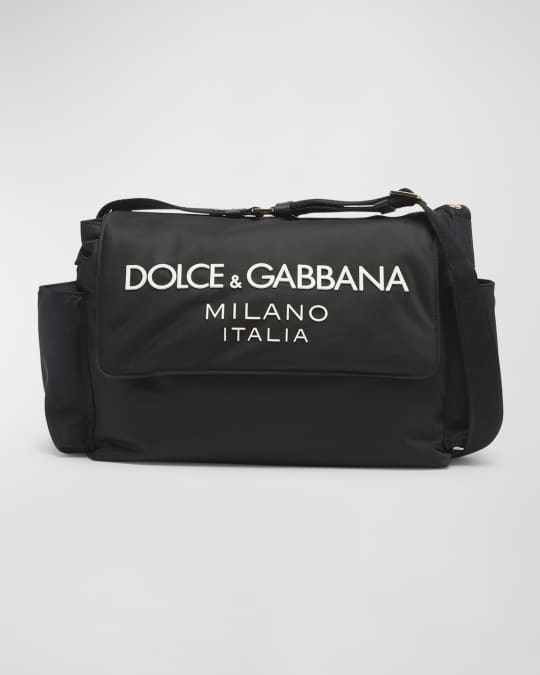Dolce&Gabbana Kid's Nylon Logo Diaper Bag | Neiman Marcus