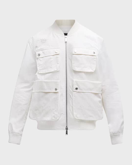 Dsquared2 Men's Multi-Pocket Cargo Bomber Jacket | Neiman Marcus