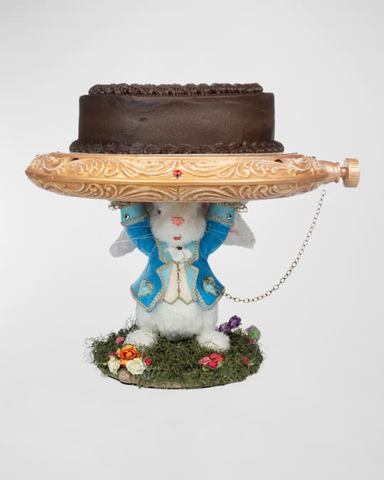 Katherine's Collection White Rabbit Cake Plate | Neiman Marcus