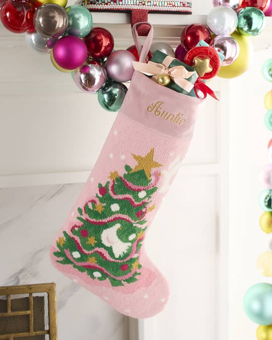 Bauble Stockings x Sainty Nelsen "Peace on Earth Stocking" Christmas ...