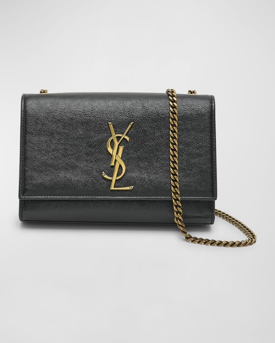 Saint Laurent Kate Small YSL Leather Crossbody Bag | Neiman Marcus