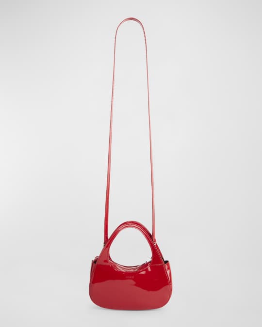 Coperni Swipe Micro Patent Top-Handle Bag | Neiman Marcus