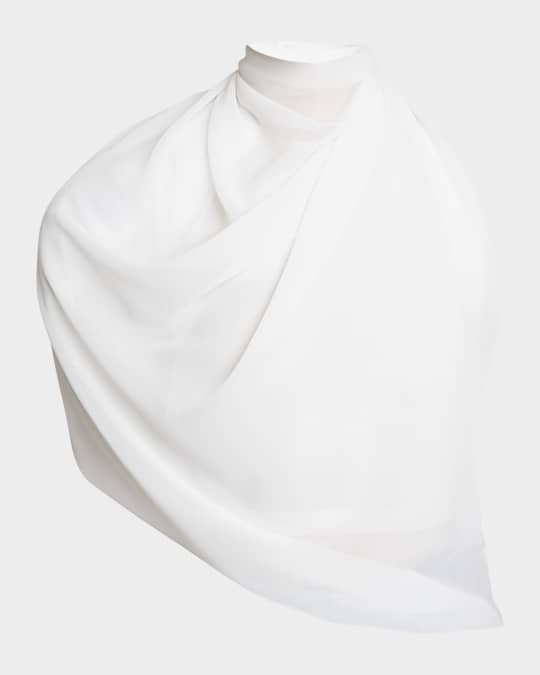 Jacquemus Le Haut Pablo Draped One-Shoulder Top | Neiman Marcus