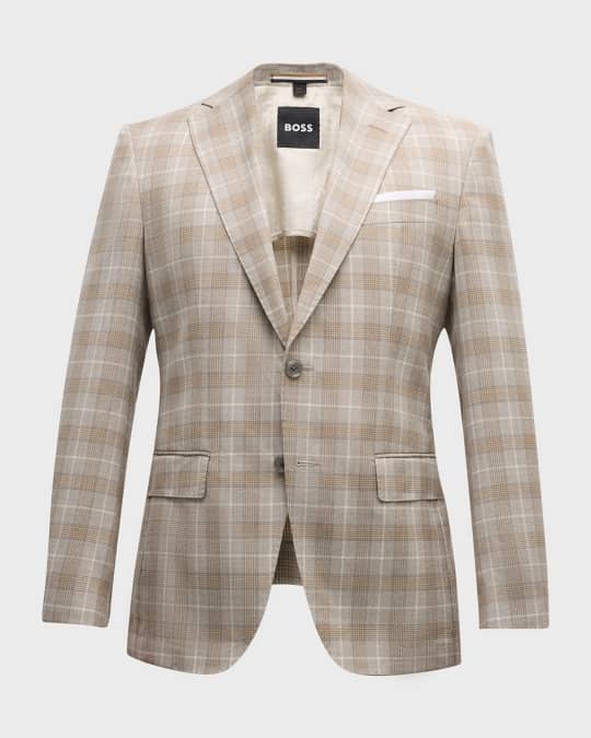 BOSS Men's Wool Check Two-Button Sport Coat | Neiman Marcus
