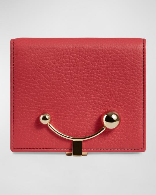STRATHBERRY Crescent Flap Leather Wallet | Neiman Marcus