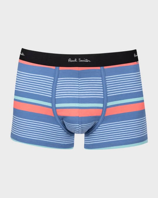 Paul Smith Men's Bob Striped Trunks | Neiman Marcus
