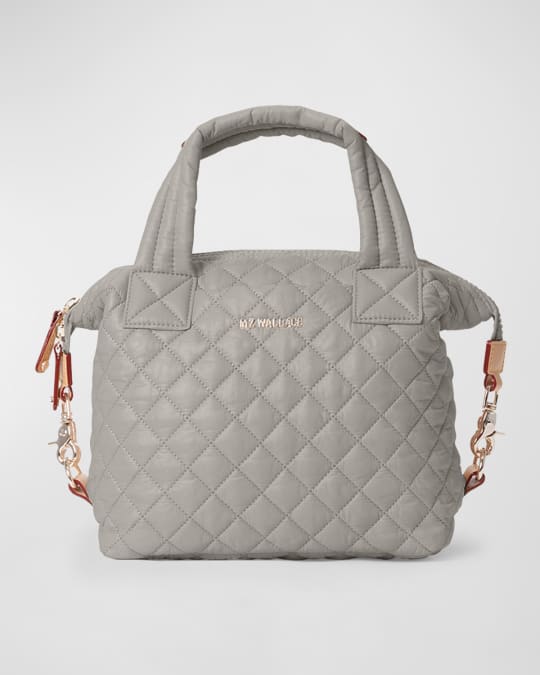 MZ WALLACE Sutton Deluxe Small Quilted Top-Handle Bag | Neiman Marcus