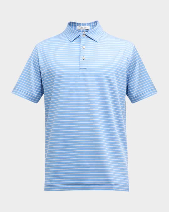 Peter Millar Men's Drum Performance Jersey Polo Shirt | Neiman Marcus