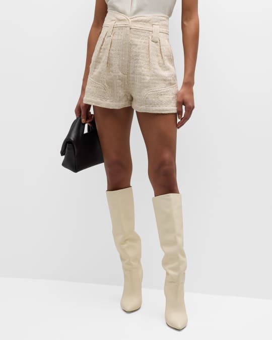 Iro Iniba Tailored Woven Shorts | Neiman Marcus