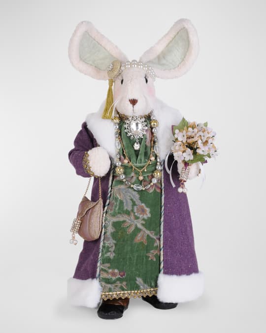 Karen Didion Originals Violet Girl Bunny Figure | Neiman Marcus