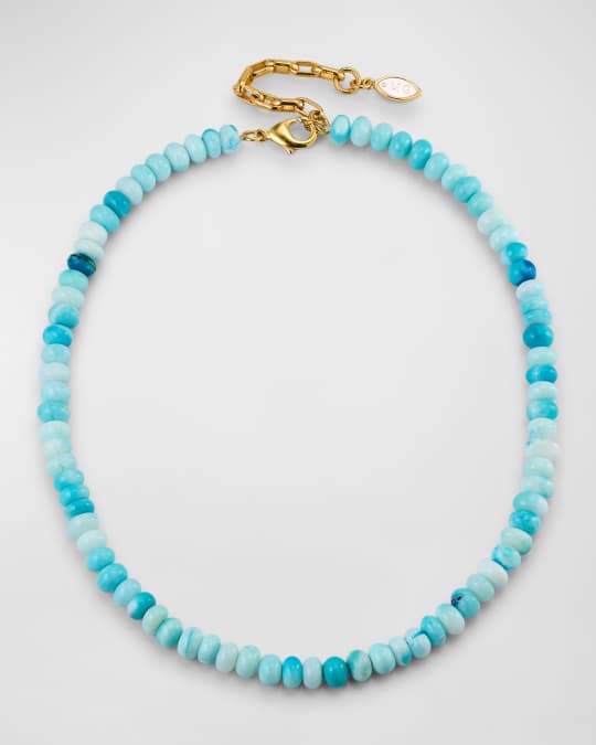 Mignonne Gavigan Alia Beaded Necklace, Turquoise | Neiman Marcus