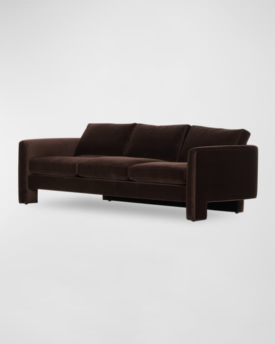 Four Hands Katya Velvet Sofa, 97" | Neiman Marcus