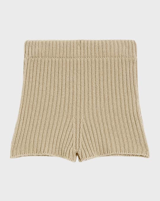 Max Mara Knit Mini Shorts | Neiman Marcus