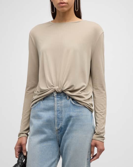 Rag & Bone Jenna Long-Sleeve Knit Top | Neiman Marcus