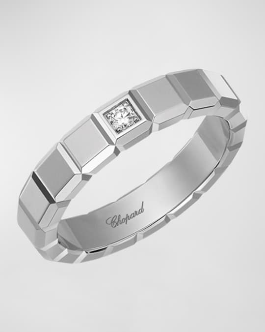 Chopard Ice Cube 18K White Gold Diamond Ring | Neiman Marcus