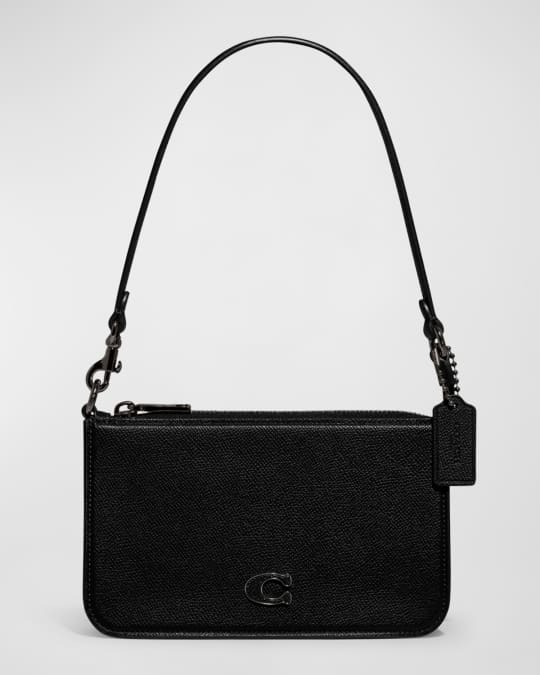 Coach Signature Canvas Pouch Shoulder Bag | Neiman Marcus