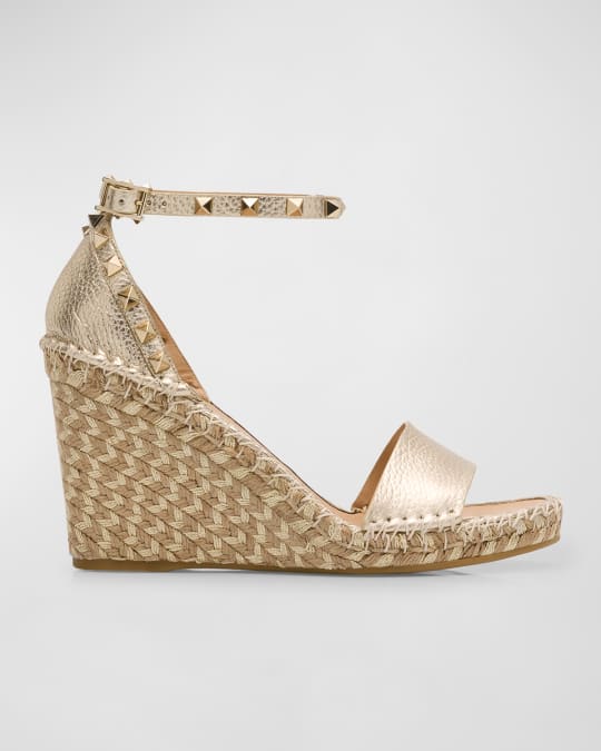 metallic espadrilles