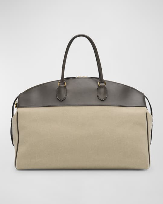 THE ROW George Top Handle in Lux Smooth Calfskin | Neiman Marcus