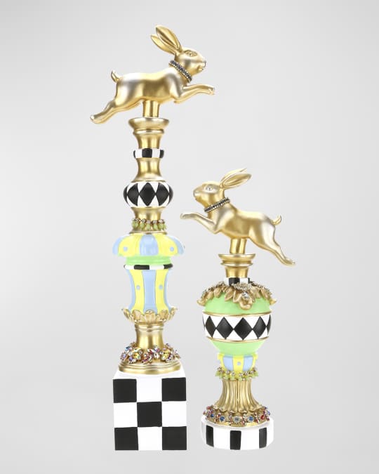 Mark Roberts Jeweled Whimsical Rabbits, Set of 2 | Neiman Marcus