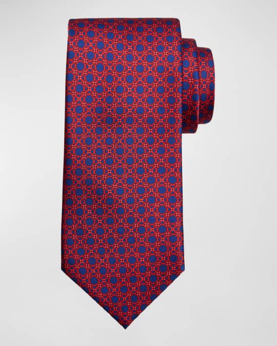 Stefano Ricci Men's Lattice Silk Tie | Neiman Marcus