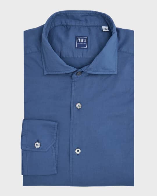 Fedeli Men's Sean Casual Button-Down Shirt | Neiman Marcus