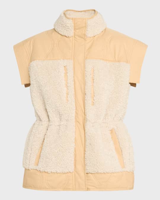 Ulla Johnson Shiloh Faux Shearling Vest | Neiman Marcus