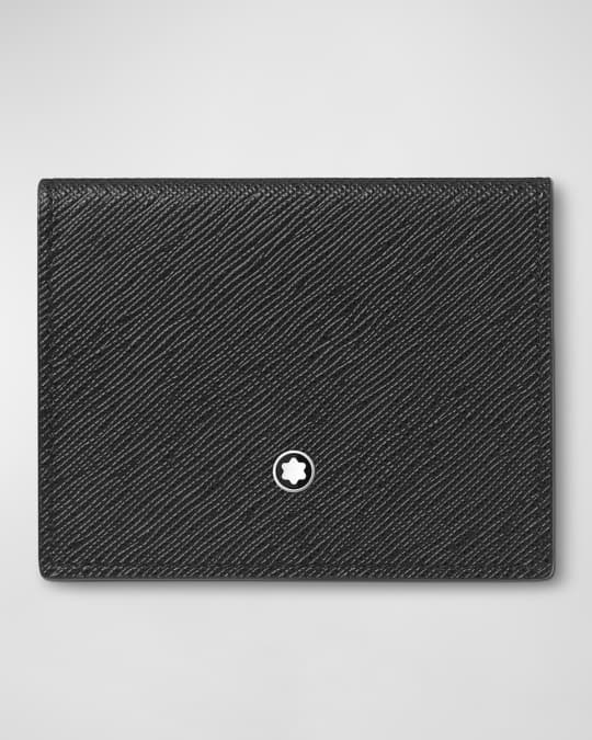 Montblanc Men's Sartorial Saffiano Leather Trio Card Holder | Neiman Marcus