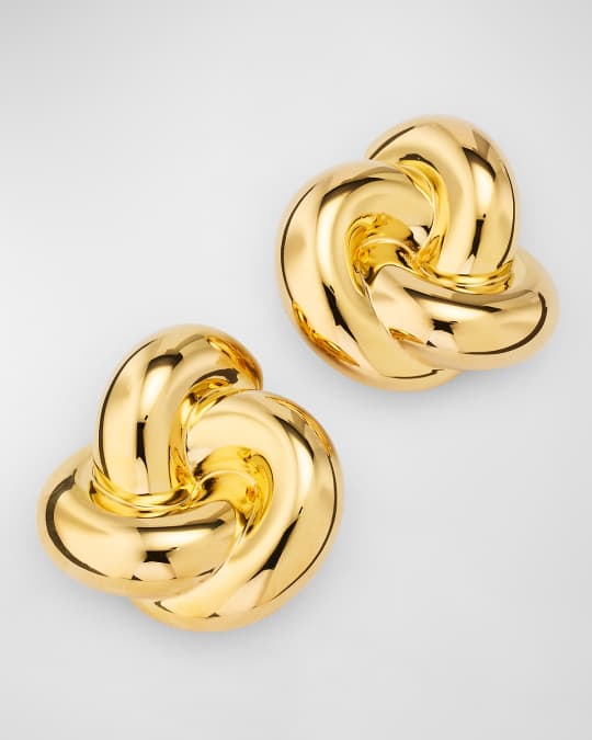 Twist Knot Stud Earrings
