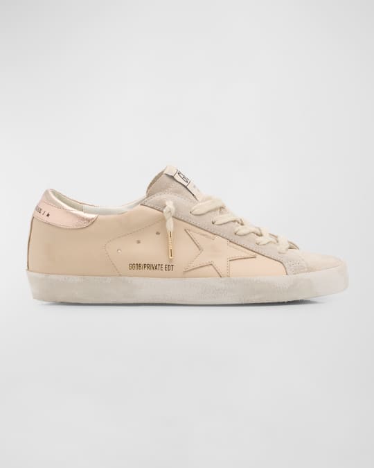 Golden Goose Super-Star Leather Low-Top Sneakers | Neiman Marcus