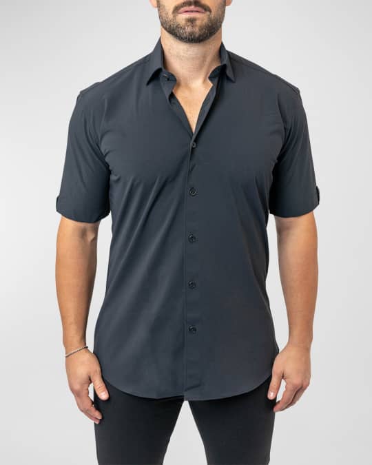 Maceoo Men's Galileo Stretch Core Sport Shirt | Neiman Marcus