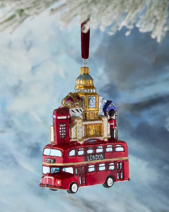 Neiman Marcus London Bus Christmas Ornament | Neiman Marcus