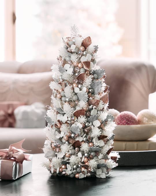 Salzburg Creations 18" Sweet Sparkle Christmas Tree | Neiman Marcus