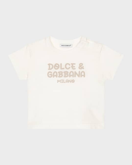 Dolce&Gabbana Kid's Logo-Print T-Shirt, Size 12M-30M | Neiman Marcus