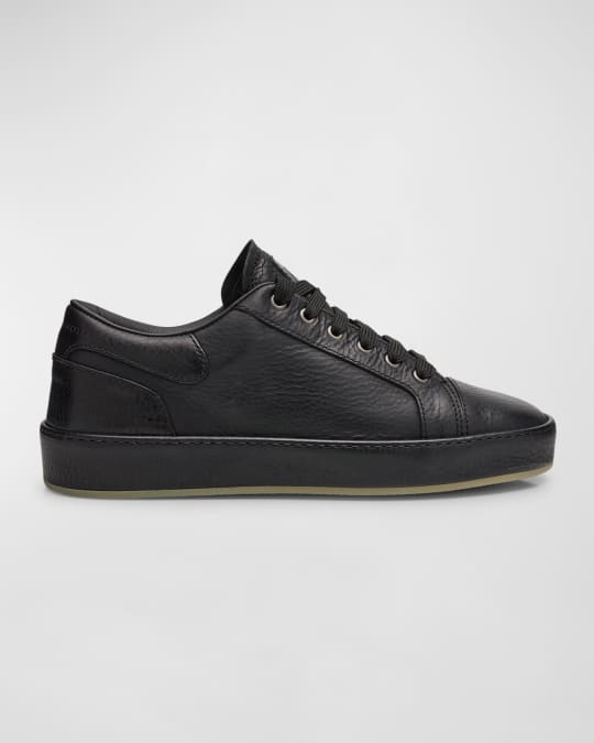 Giuseppe Zanotti Men's Norbel Leather Low-Top Sneakers | Neiman Marcus