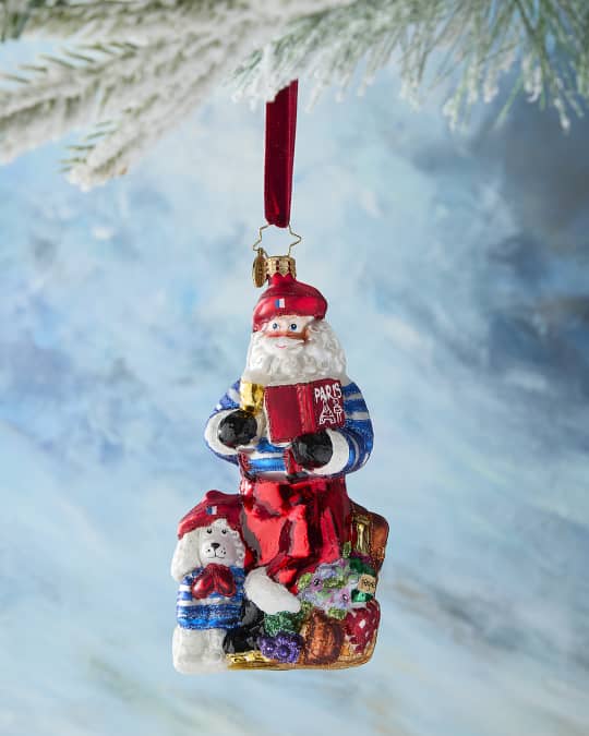 Christopher Radko Pardon My French Santa Christmas Ornament | Neiman Marcus