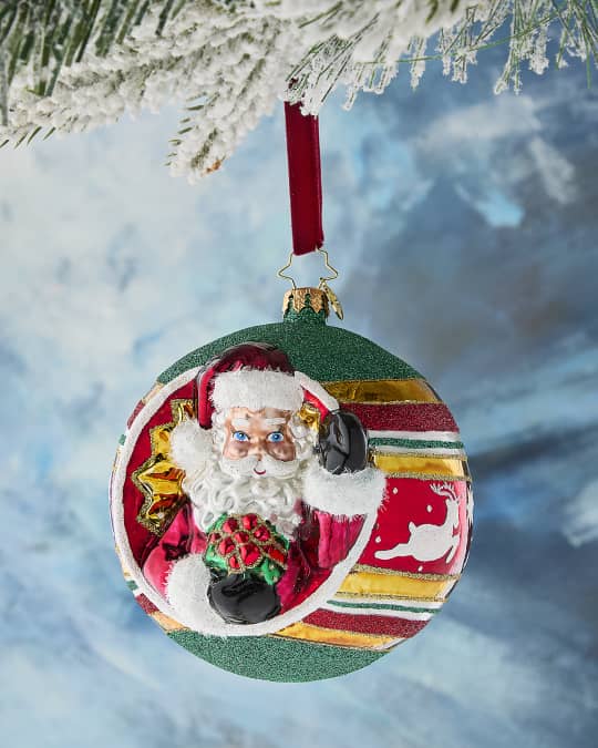 Christopher Radko St. Nicks Spherical Cheer Christmas Ornament | Neiman ...