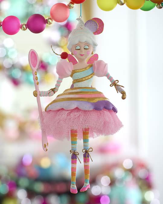 Glitterville 8.5" Lickowish Ornament | Neiman Marcus